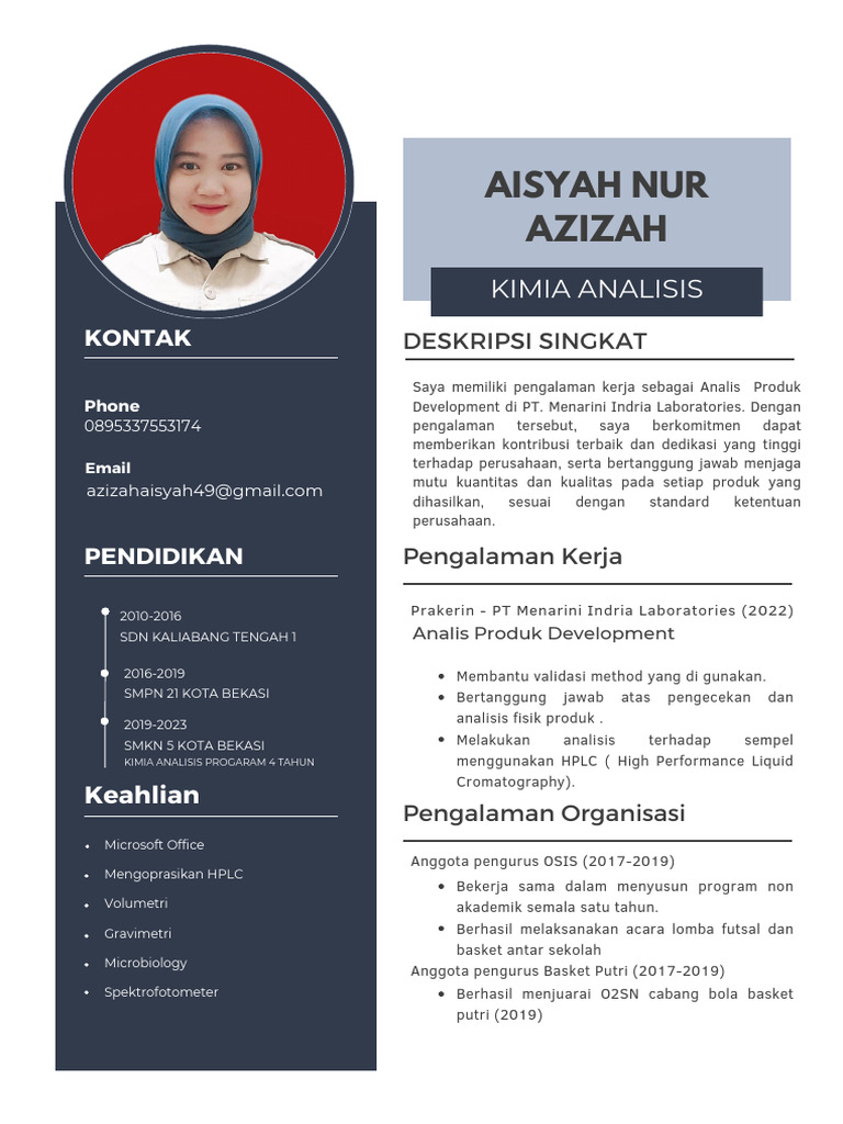 AIsyah Nur Azizah CV | PDF