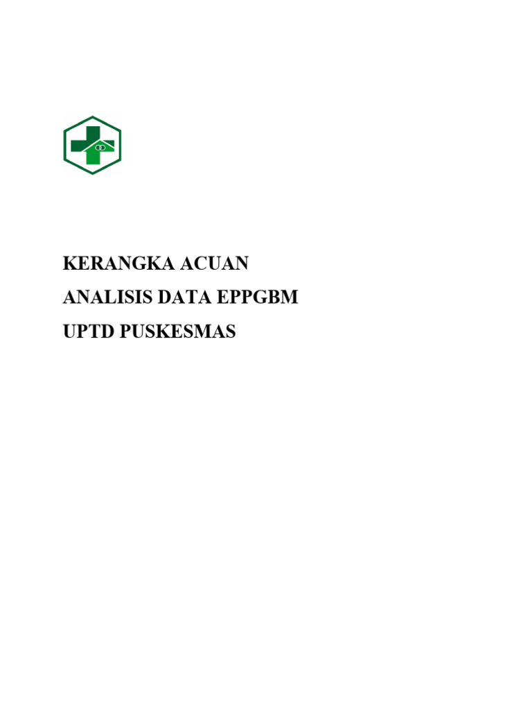 Cover Kak Puskesmas | PDF | Pengembangan Diri | Kesehatan Holistik