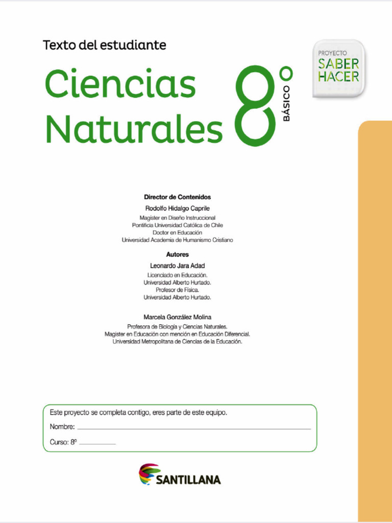 CS NAT 8°básico | PDF