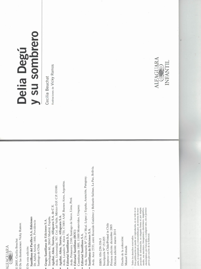 Delia Degu y Su Sombrero | PDF