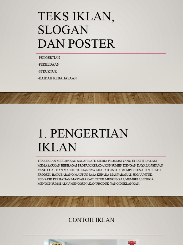 Teks Iklan, Poster, Dan Slogan | PDF