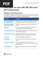 MS-900 Microsoft 365 Fundamentals Study Guide | PDF | Cloud Computing ...