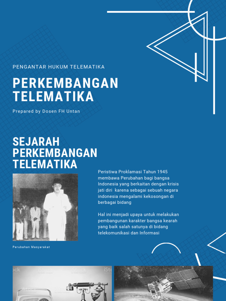 Pertemuan 2 Sejarah Dan Perkembangan Telematika Di Indonesia | PDF