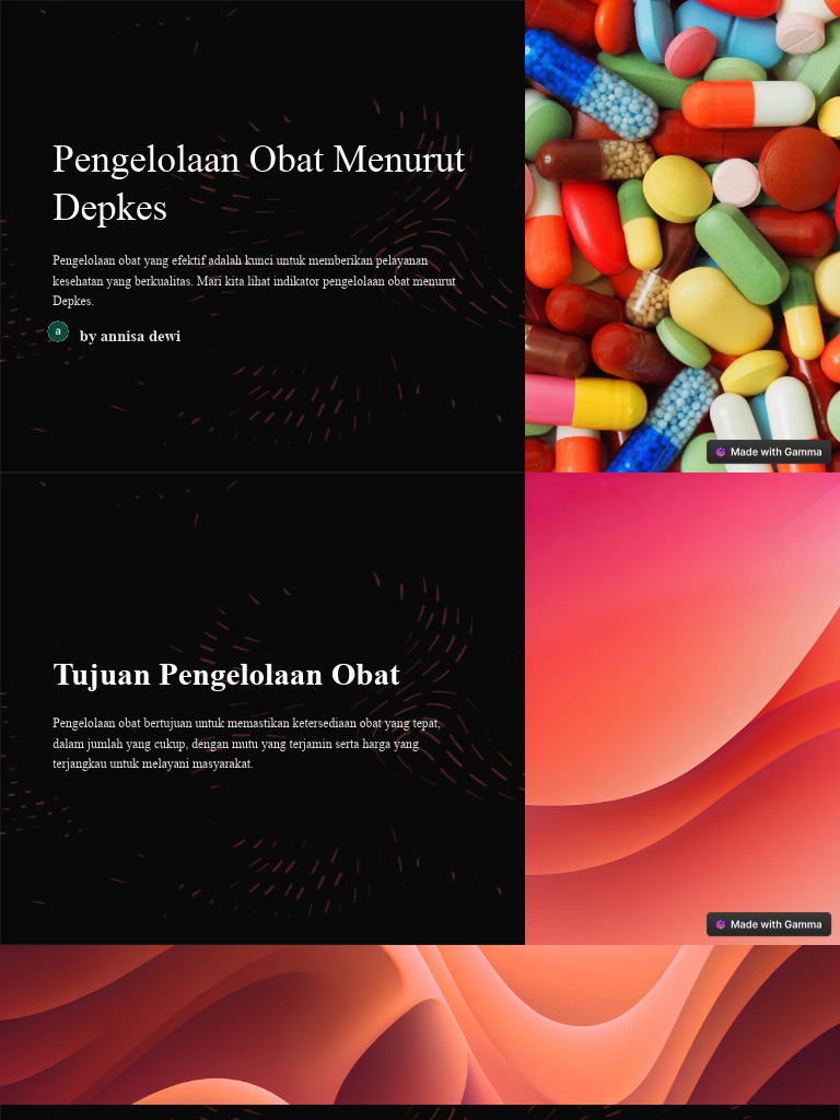 Pengelolaan Obat Menurut Depkes | PDF
