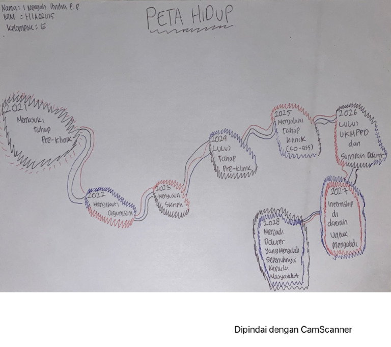 I Nengah Andra Putra Pramudya_Peta Hidup_Kelompok E | PDF