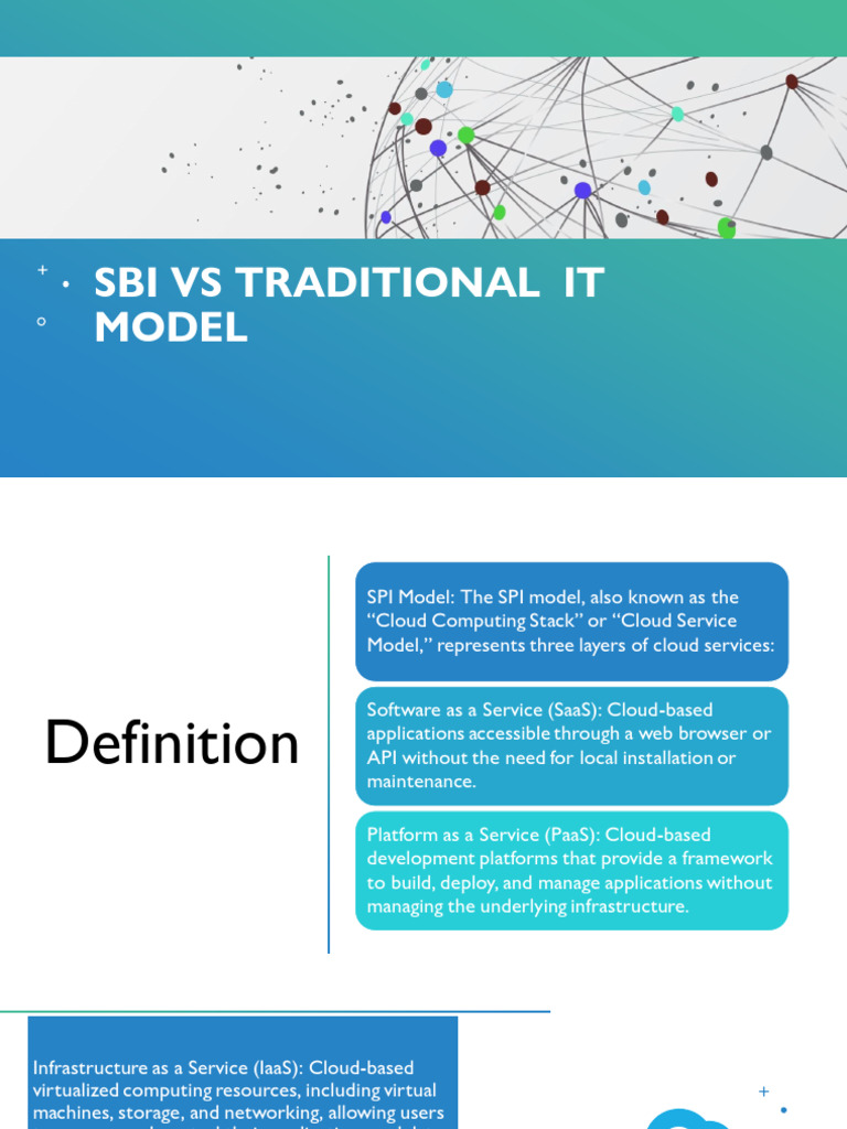 Sbi Vs Traditional It Model | PDF