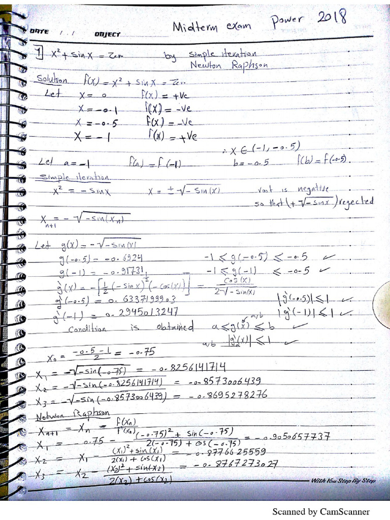 Midterm Solution | PDF