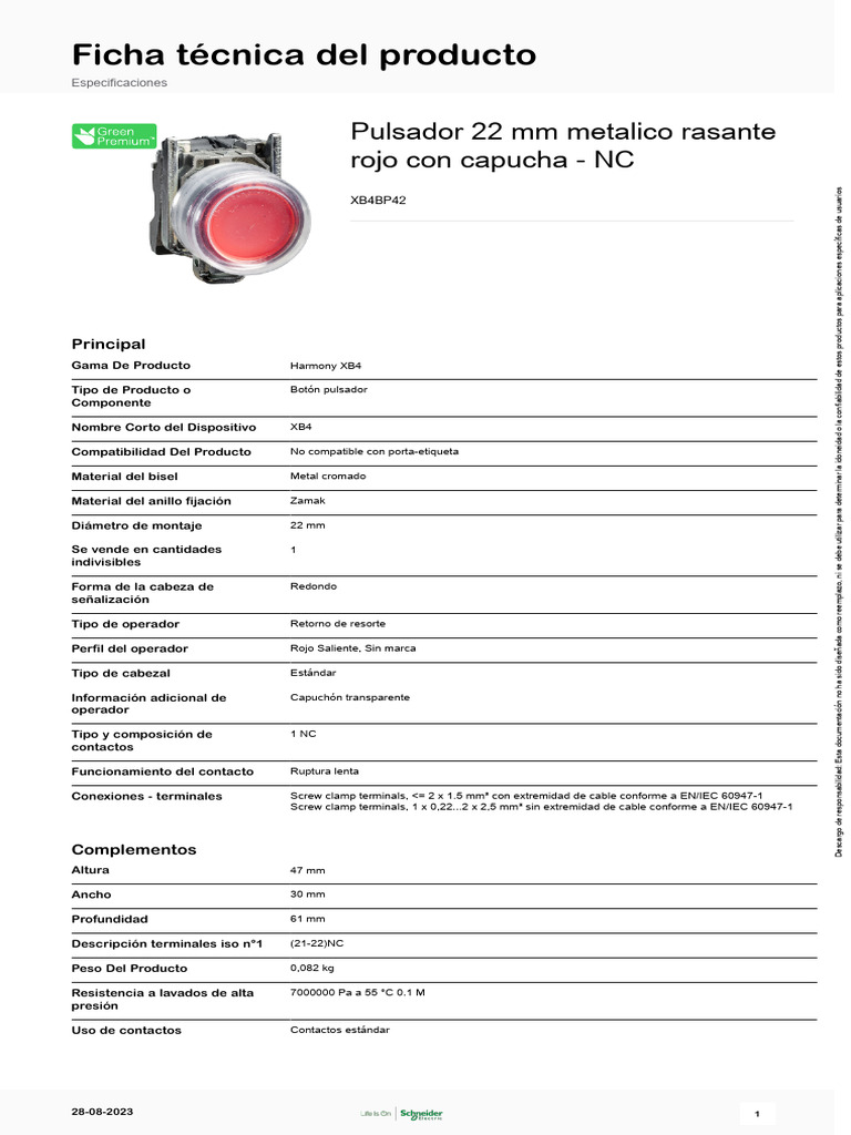 Harmony XB4 - XB4BP42 | PDF