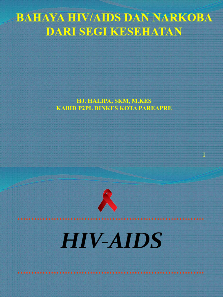 Bahaya Hiv Aids Dan Narkoba | PDF