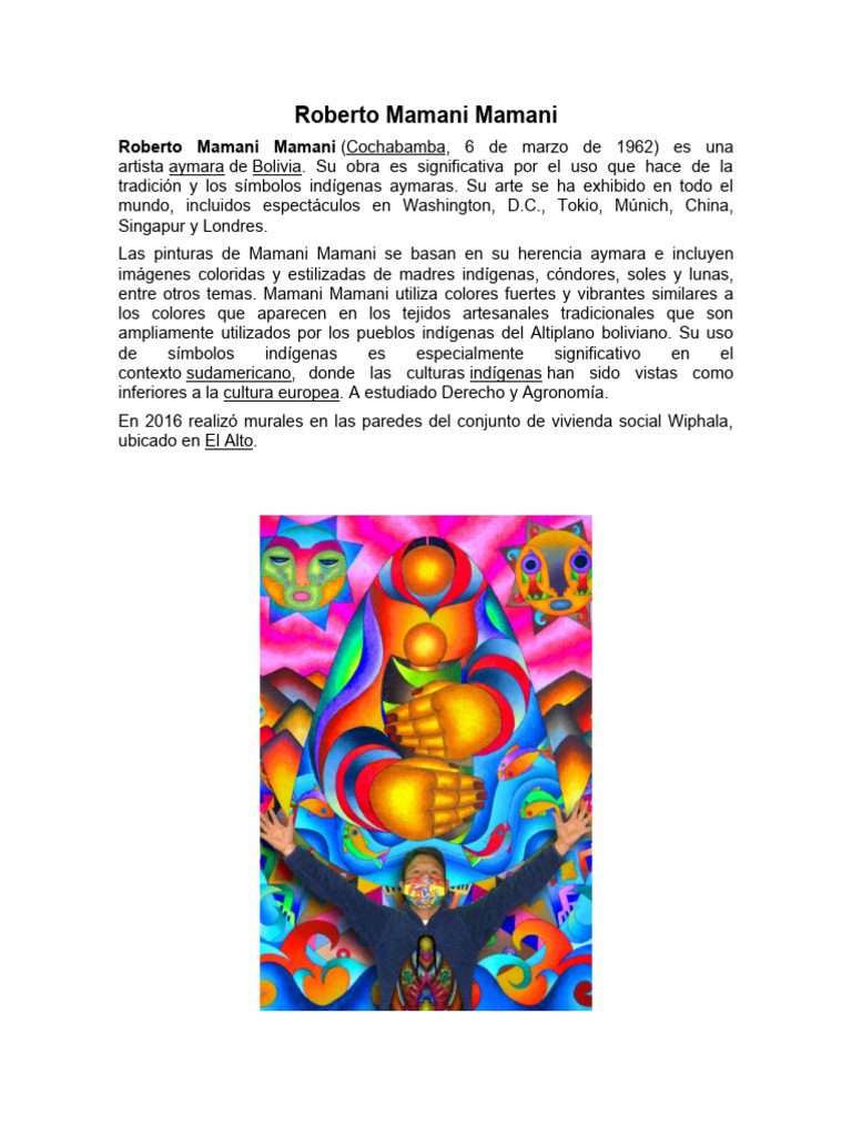 Roberto Mamani Mamani | PDF