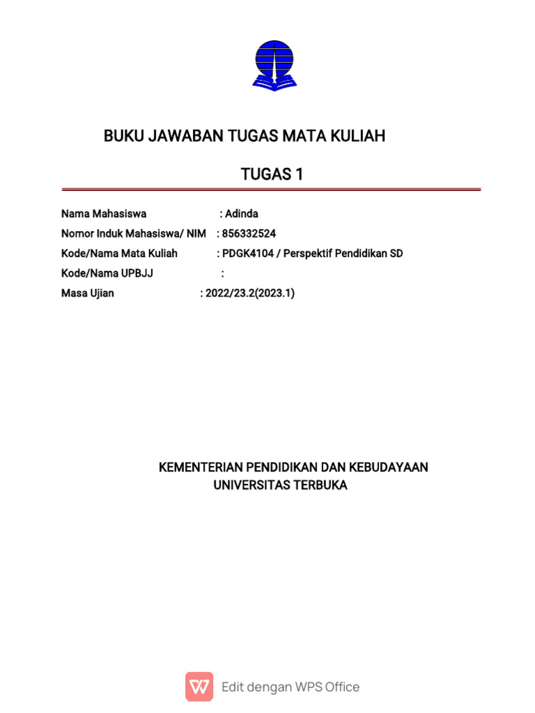 TMK 1 Perspektif Pendidikan-1 | PDF