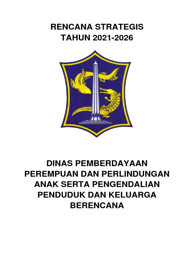 Renstra - Dp3a-Tahun-2021-2026 | PDF