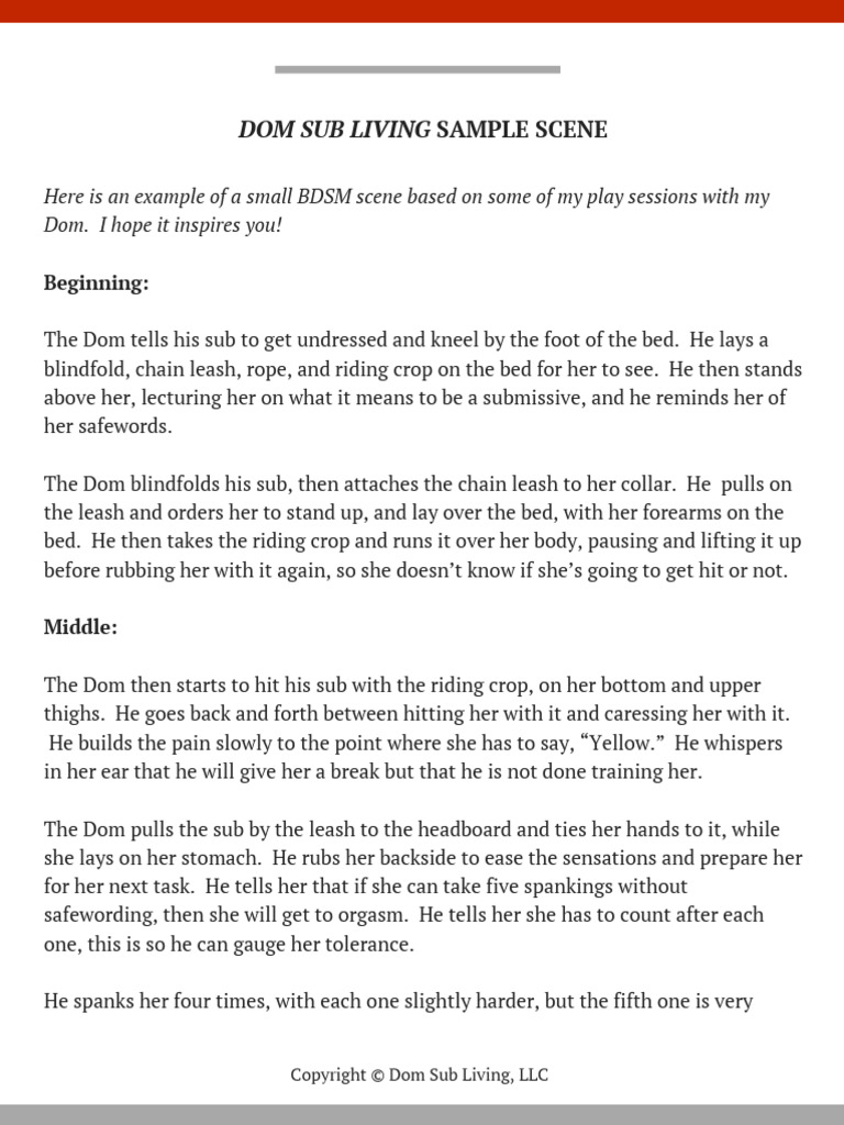 Sample Scene PDF | PDF