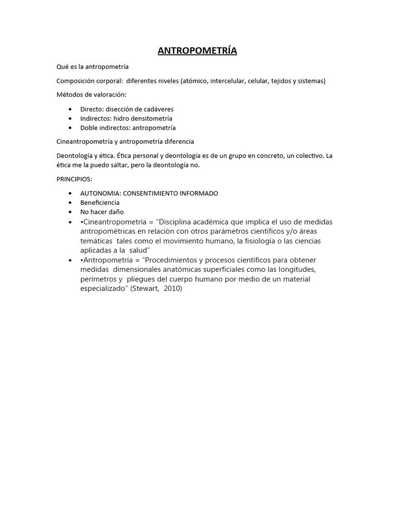 Practica Antropometria Pdf