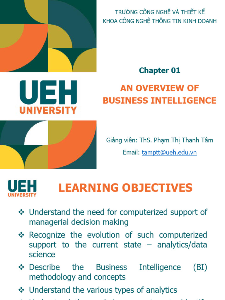 Week01 - Chapter01 - An Overview of BI | PDF | Business