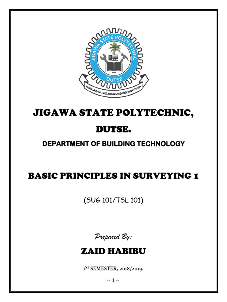 Surveiying SUG 101 | PDF
