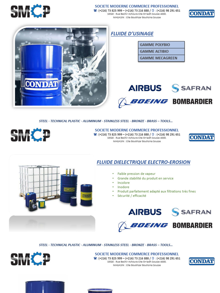 Gamme Condat Lubrifiant | PDF