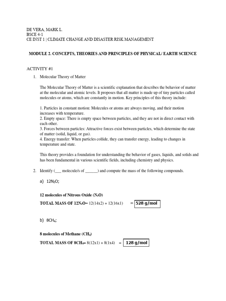 INST 1-De Vera Mark L. Activity#4 | PDF | Teaching Methods & Materials | Science & Mathematics