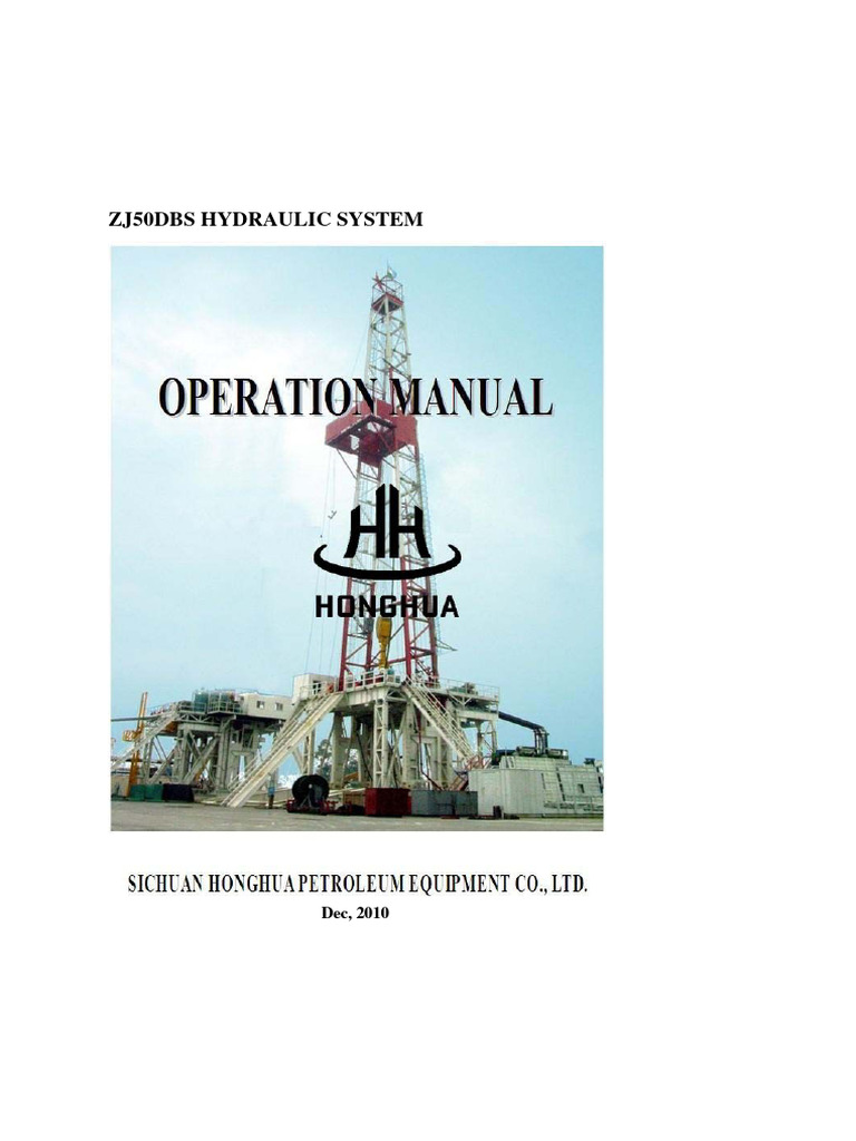 Hydraulic System Operation Manual | PDF