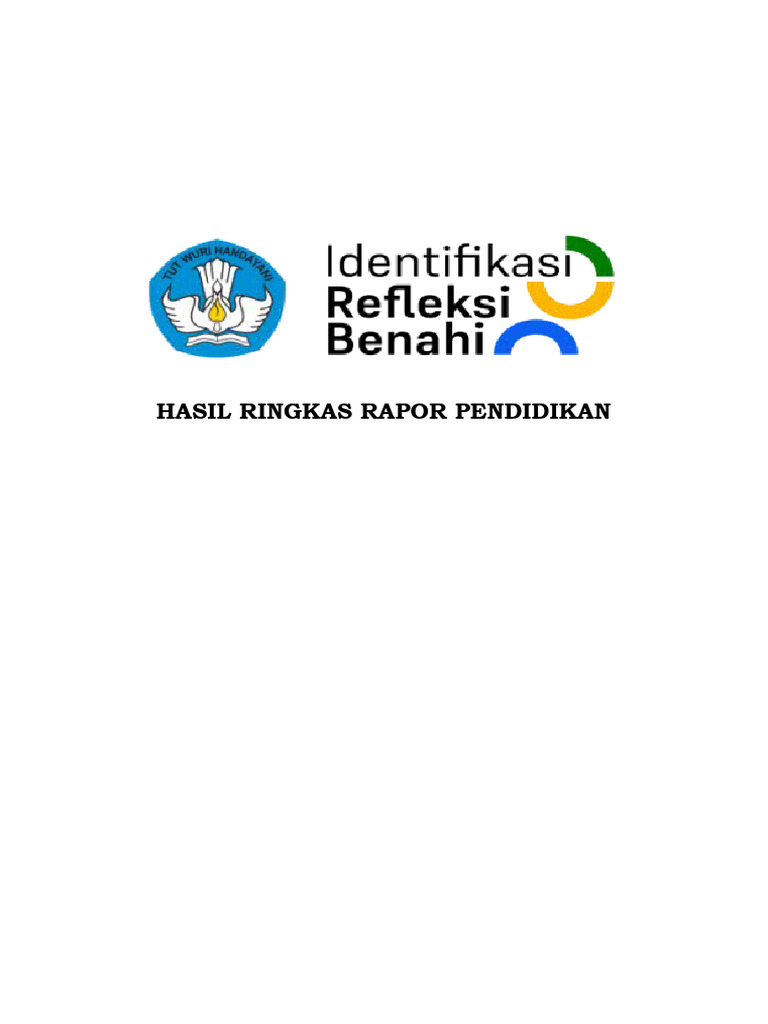Contoh Sampul Rapor Pendidikan | PDF