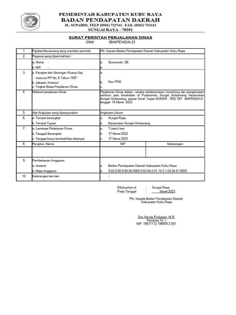 Kumpulan SPPD Depan 2023 | PDF
