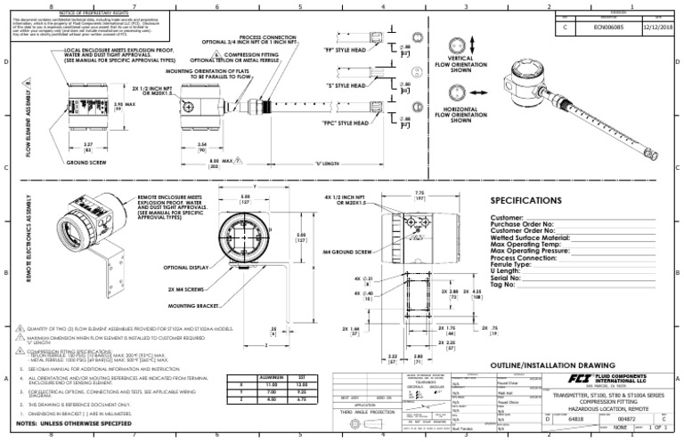 Flow Element Installation Guide | PDF | Mechanical Engineering ...