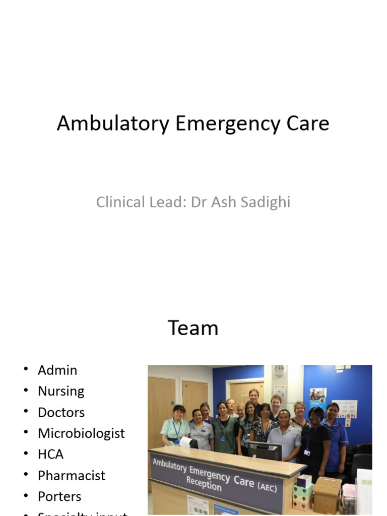 AEC Presentation | Download Free PDF | Emergency Department | General Practitioner