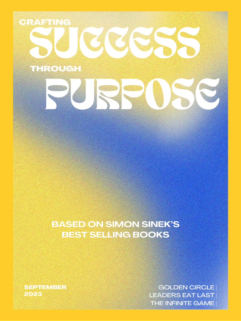 Crafting Success Through Purpose | PDF | Career & Growth