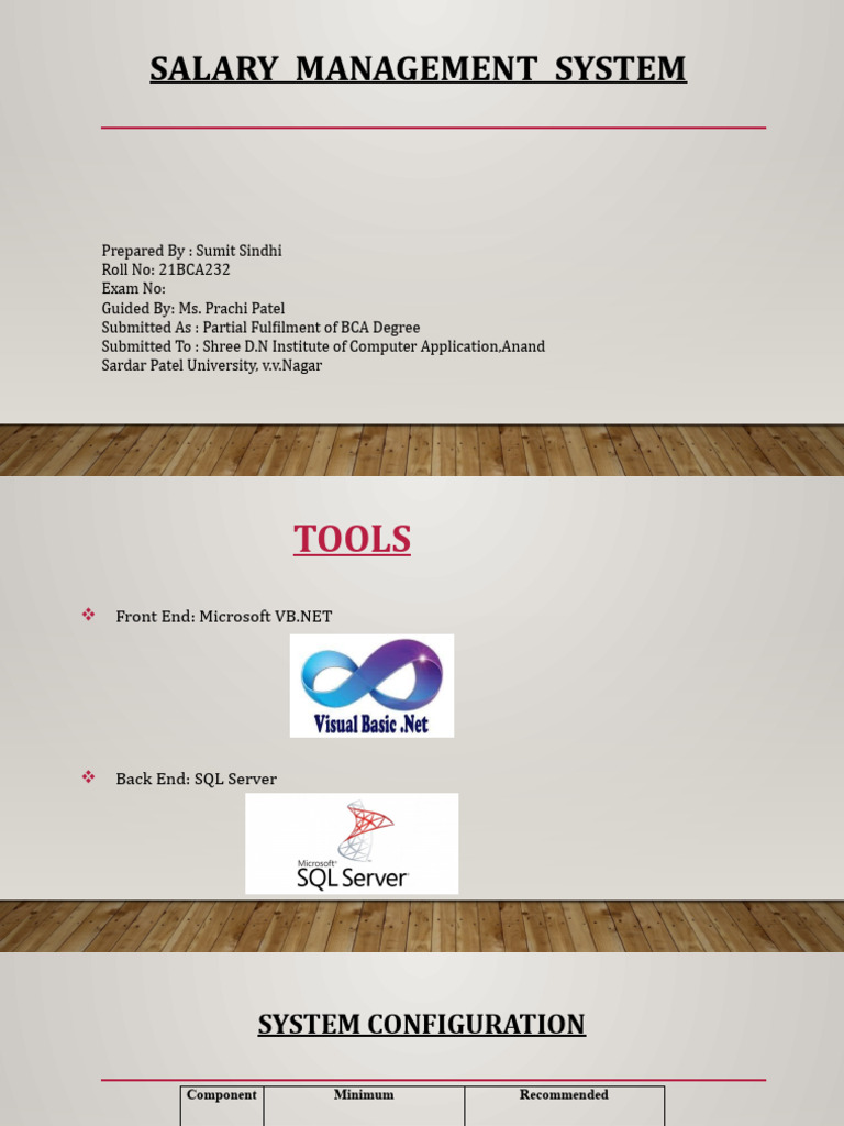 Salary Management | PDF