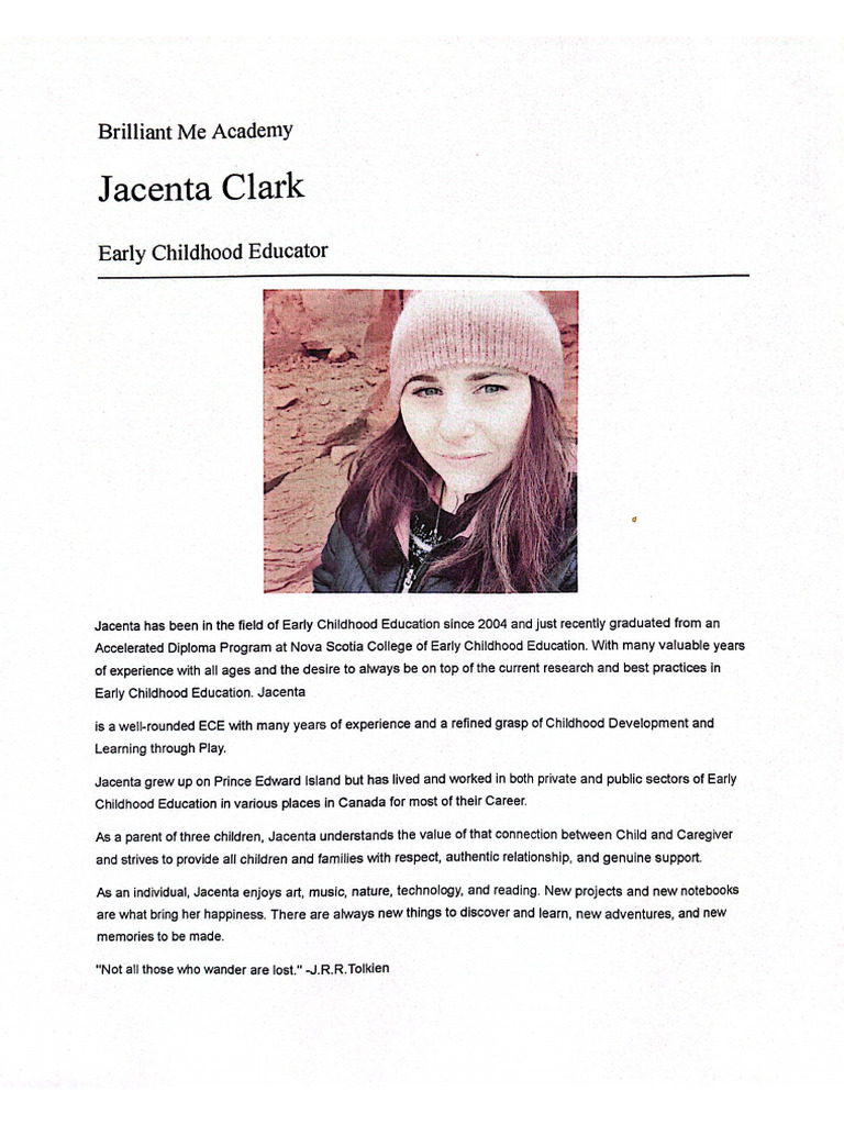 Jacenta Profile | PDF