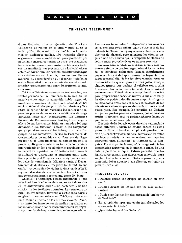 Caso TRI-STATE TELEPHONE | PDF