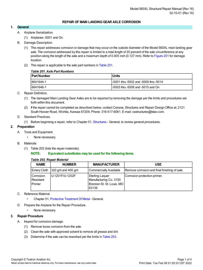 ATA 32 Landing Gear | PDF