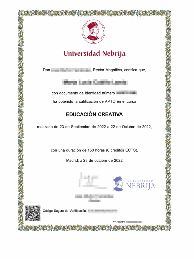 Ejemplo Título Nebrija | PDF