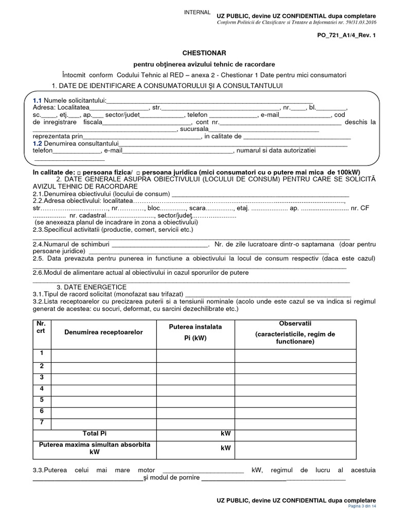 Chestionar 1 - ATR | PDF