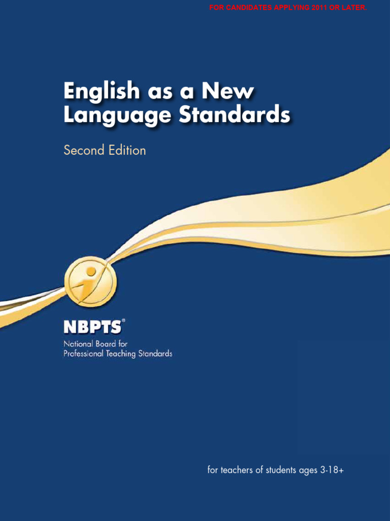 English As A New Language Standards | PDF