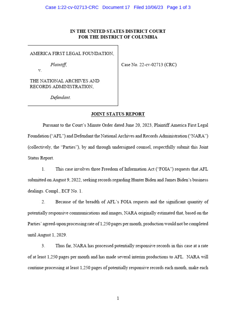 AFL Status Report | PDF