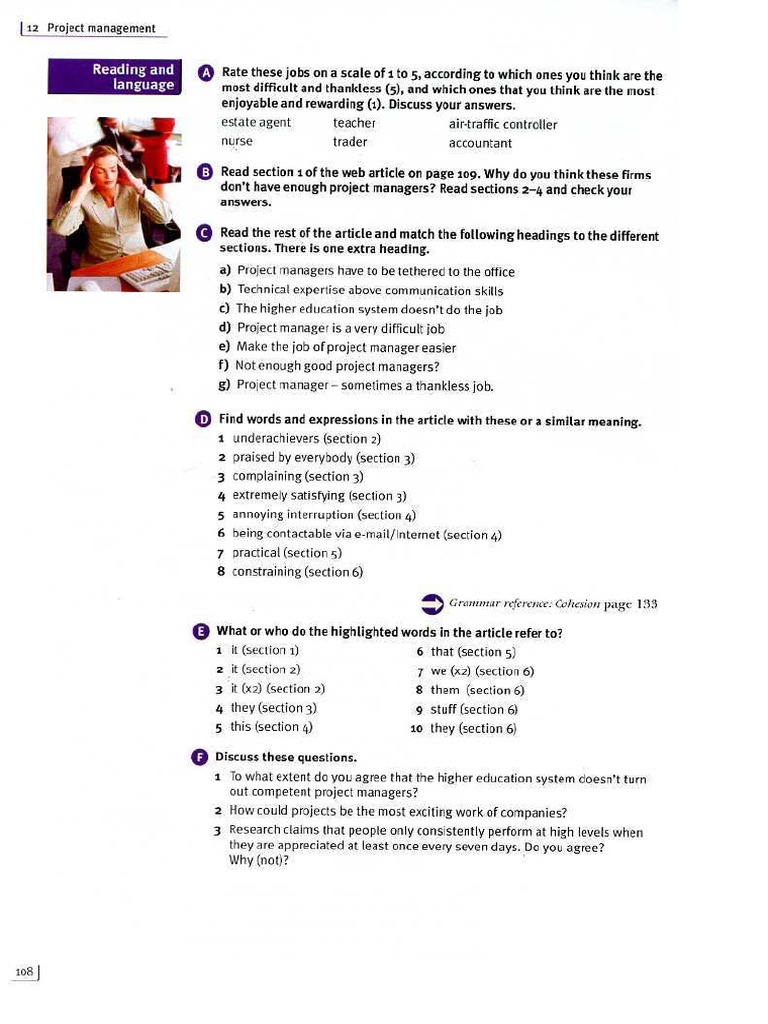 Project Manager Reading | PDF