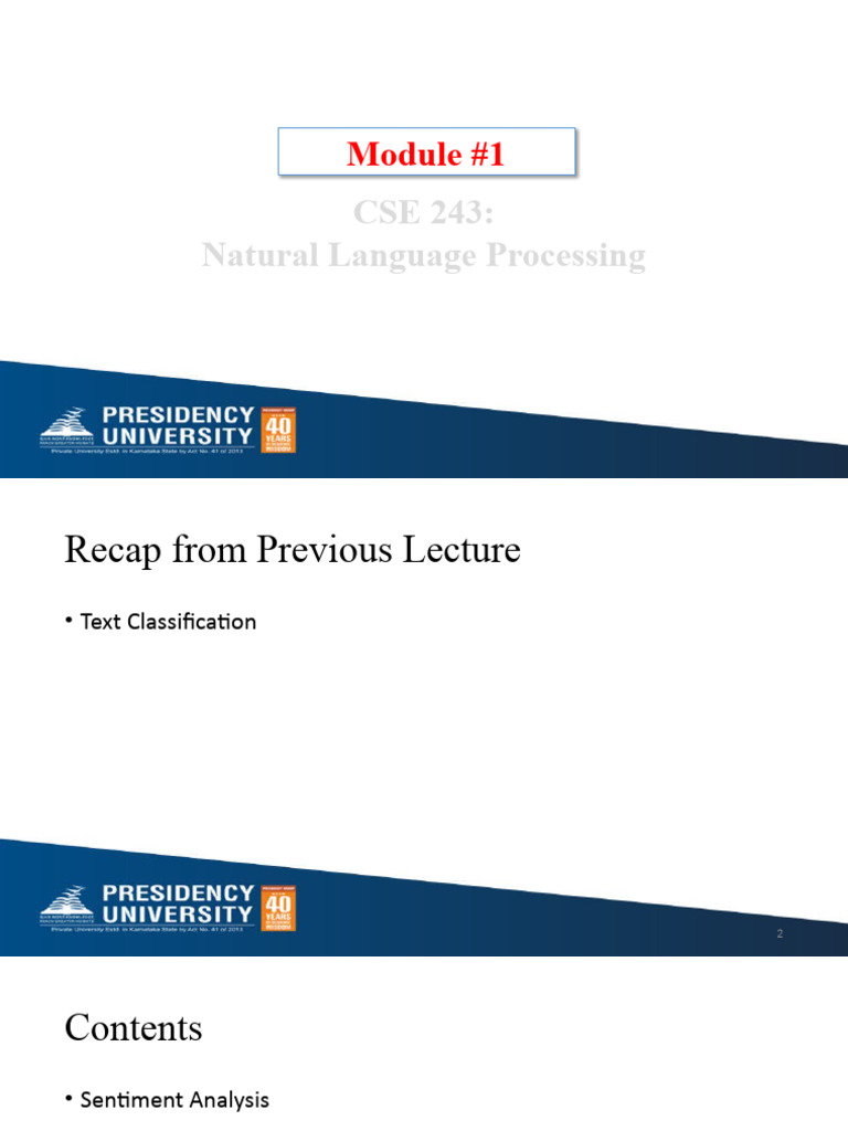 Module 1 Lecture 4-1 | PDF