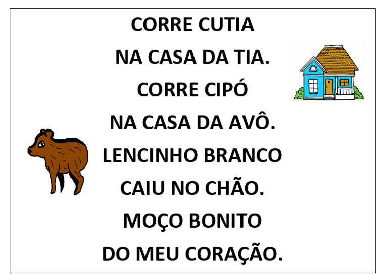 Texto Corre Cutia | PDF