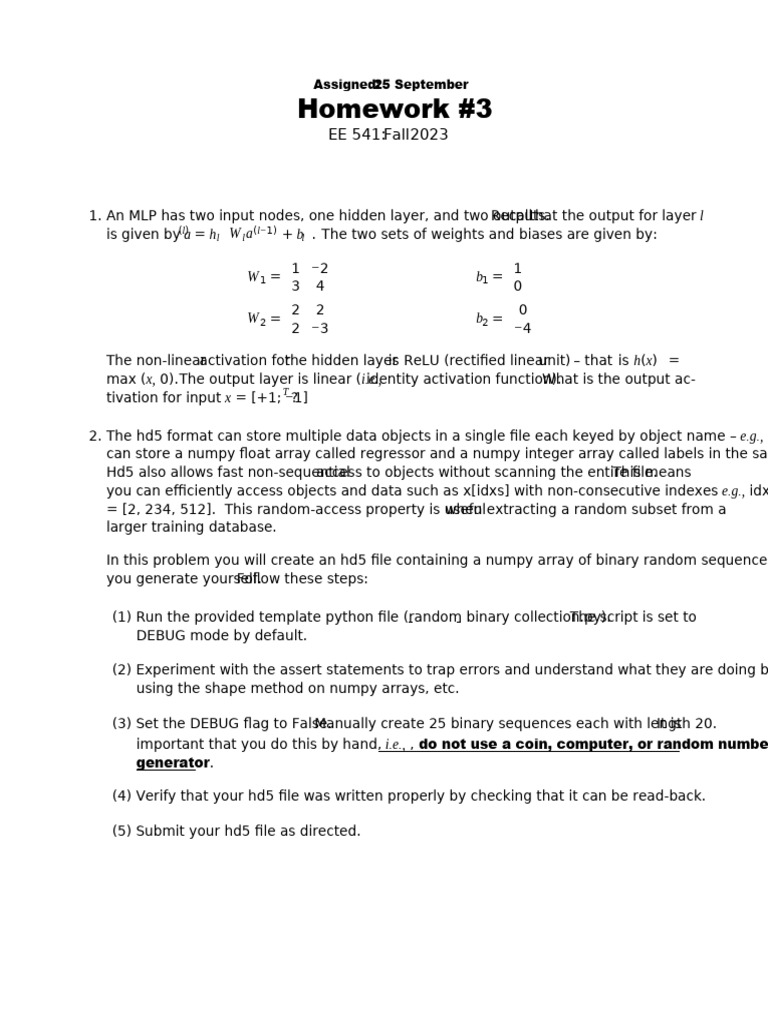 HW 3 | PDF | Statistics | Computer Programming