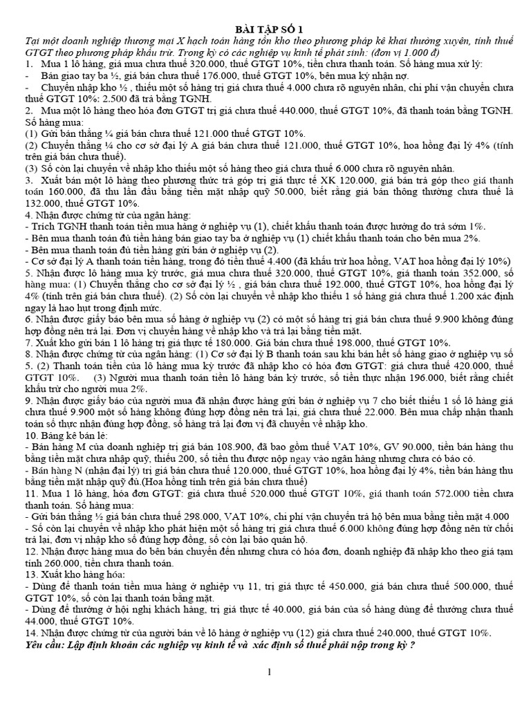 KTT Baitaptonghop | PDF