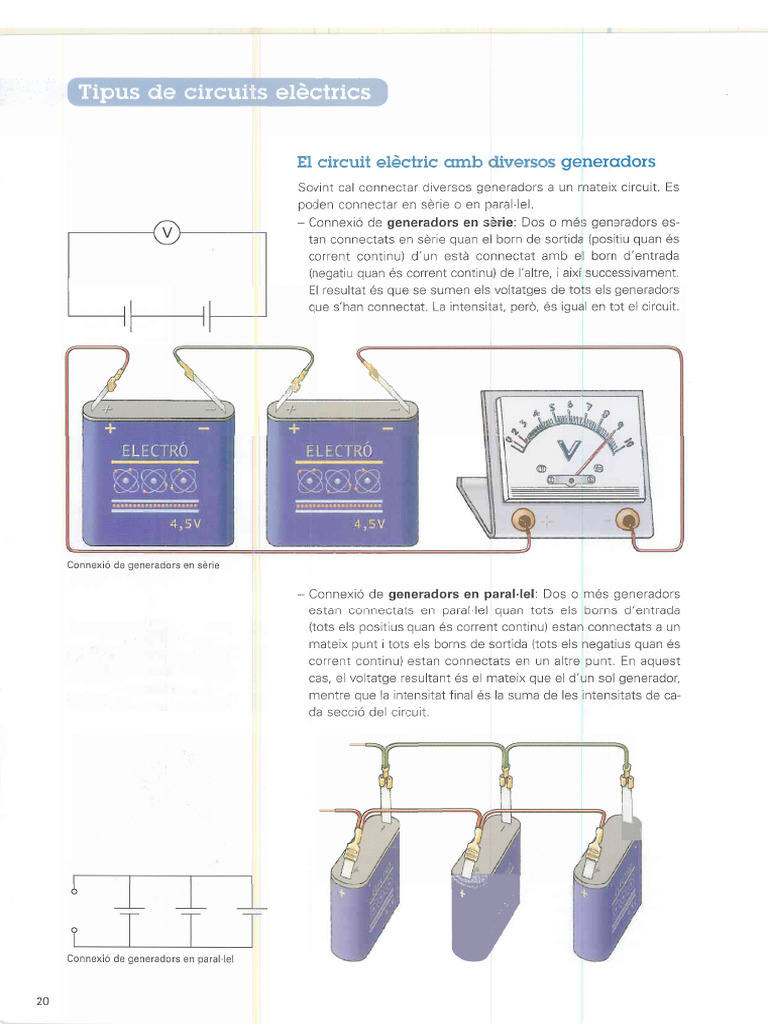 Tipus de Circuits Elèctrics | PDF