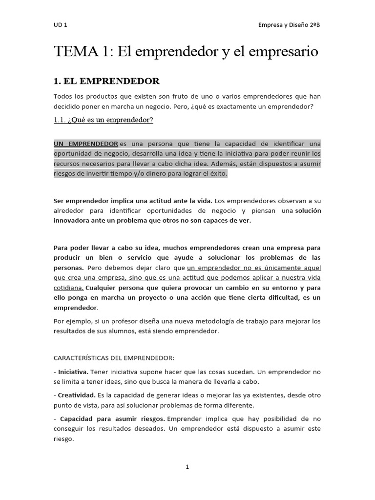 Tema 1. 2º Bto | PDF