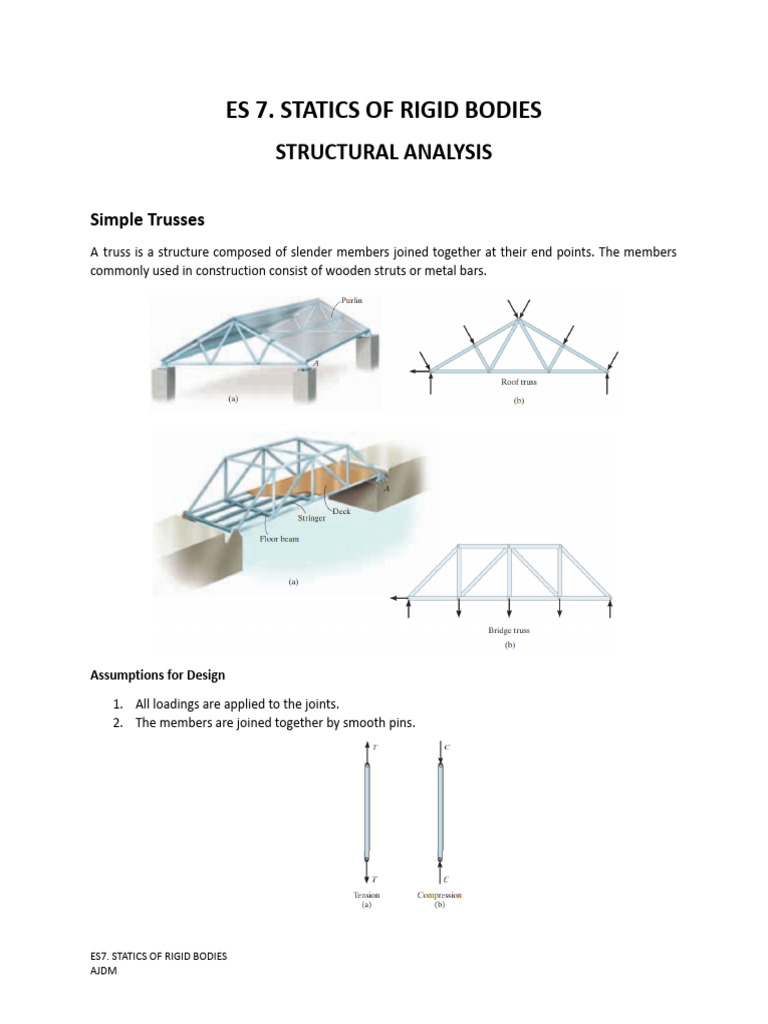 Es7 Lecture3 Structural - Analysis | PDF