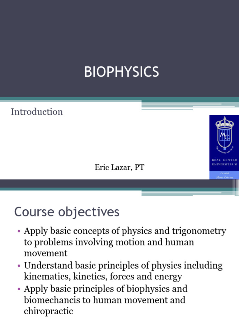 Biomechanics for Chiropractic Students | PDF