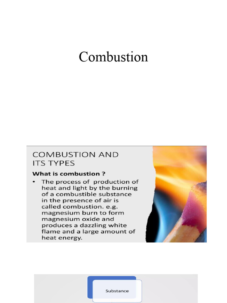 Grade 8 Fuels and Combustion PPT - 1696427149 | PDF