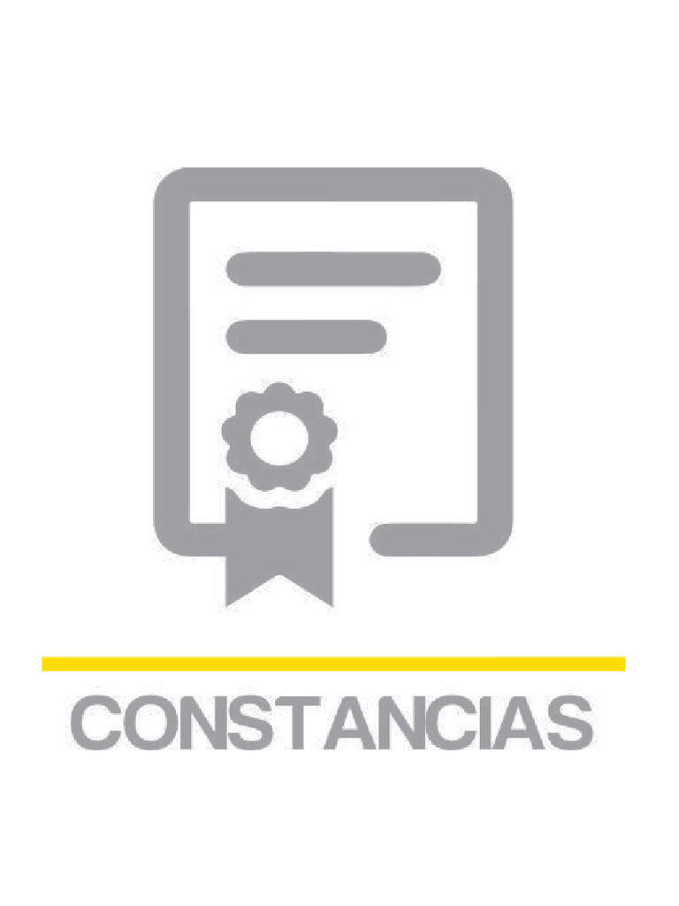 Constancias | PDF