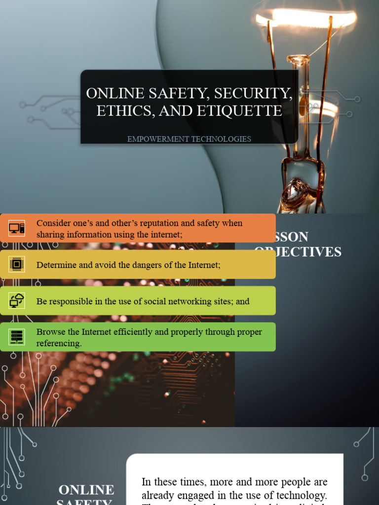 Lesson 2 Rules of Netiquette | PDF | Games & Activities | Computers