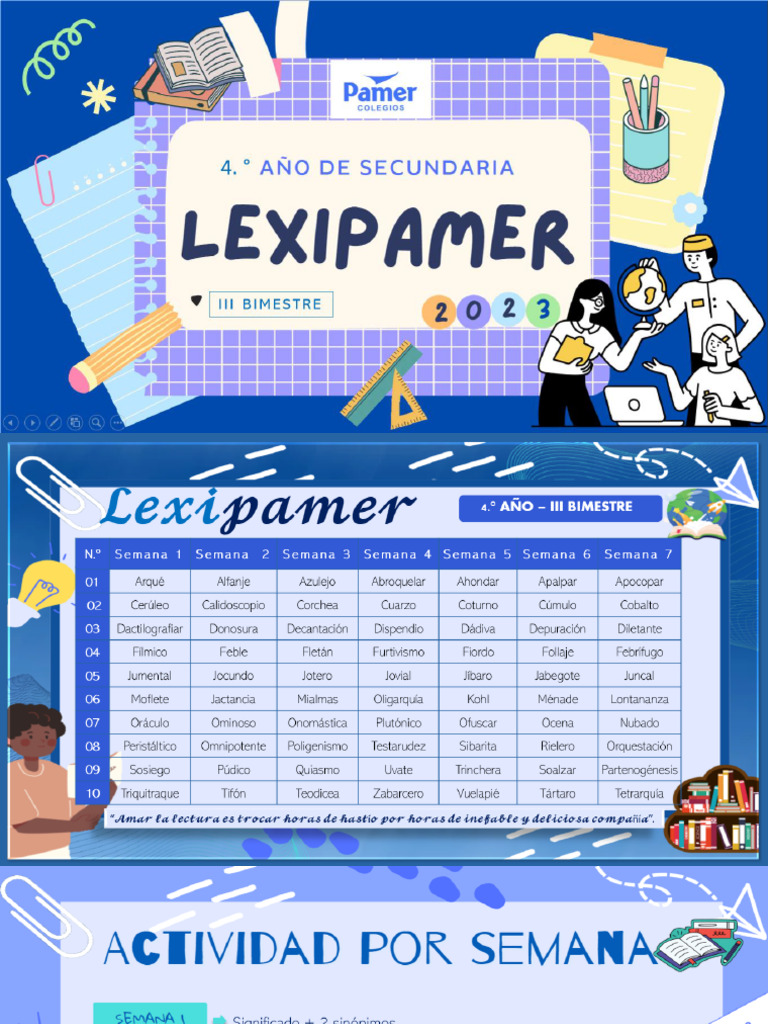 LEX_4.° SEC_III BIM_AE 2023 | PDF