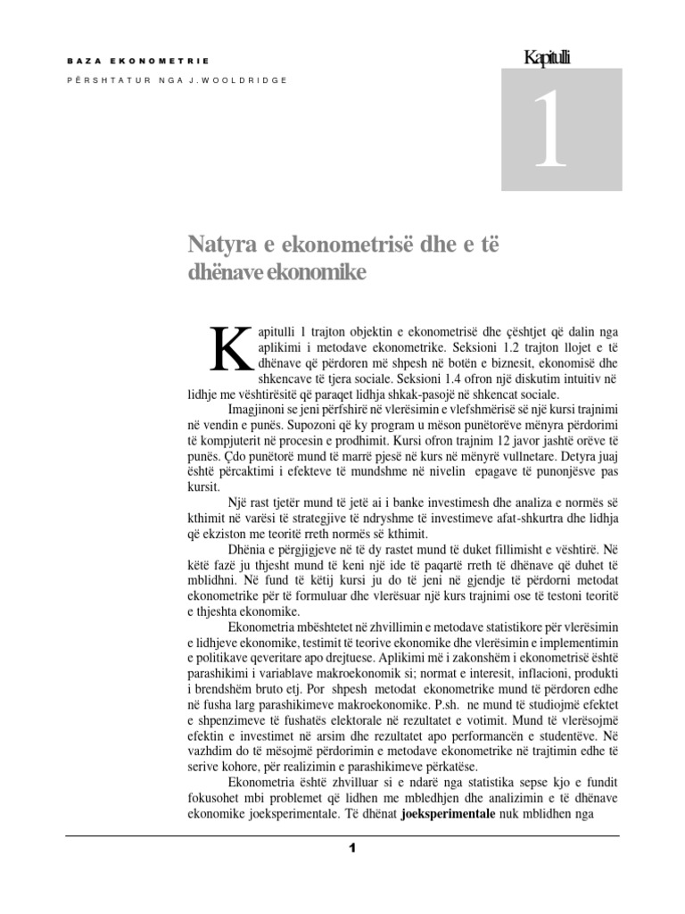 Ekonometri | PDF